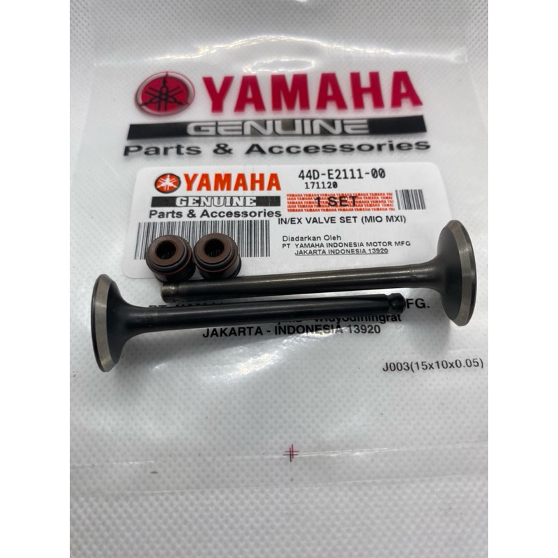 INTAKE EXHAUST ENGINE VALVE SET FOR Mio 125 Mxi 125 part no.44D-E2111 ...