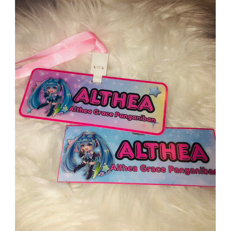 Customized PVC Name Tag for Kids 2.5 x 7 inches BACK TO SCHOOL | Shopee ...