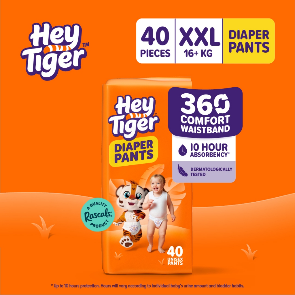 Hey Tiger Diaper Pants, Jumbo Pack - XXL | Shopee Philippines