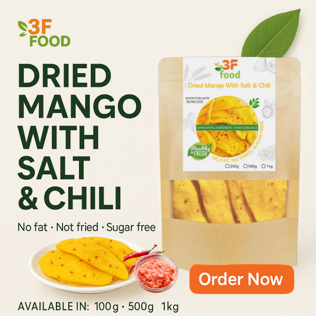 DRIED MANGO WITH SALT AND CHILI of 3F Dried Mango Salt Chili Spicy ...