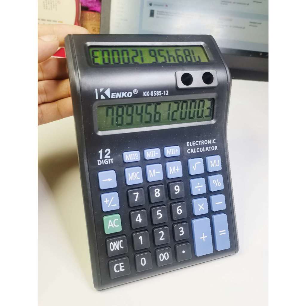 12-digit dual-screen display calculator, large-screen calculator 120 ...