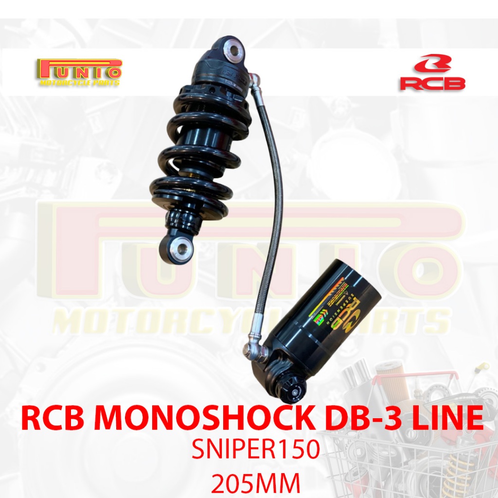 NEW! RCB DB-3 Line Monoshock for Yamaha Sniper 150/Sniper 155 - 205MM ...