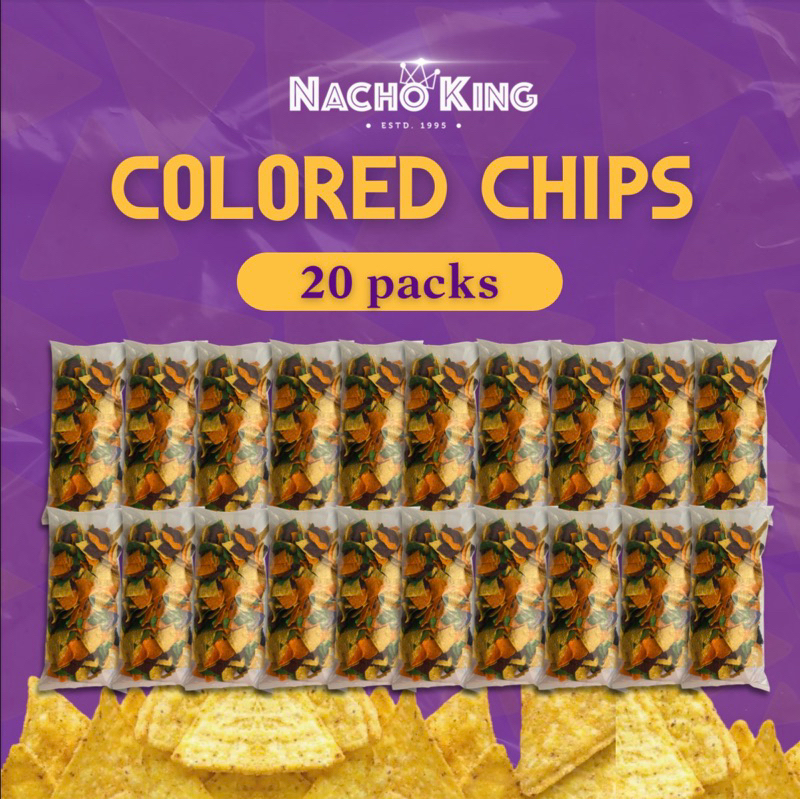 Nacho King! Colored Chips (20 packs x 500 grams) | Shopee Philippines