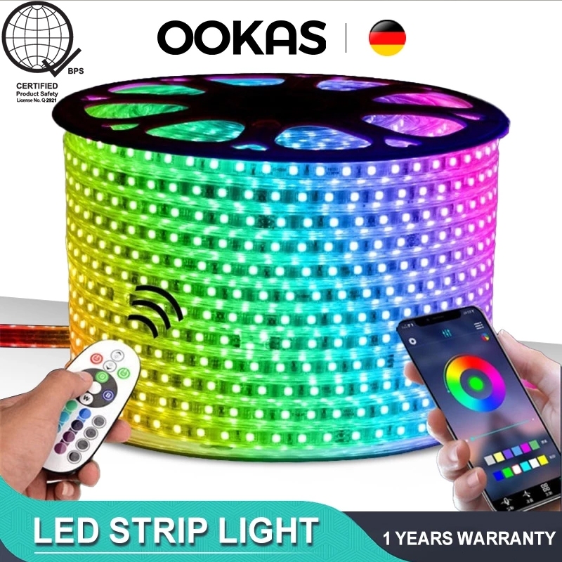 OOKAS 5M-30M Led Strip Light Cove Lights For Ceiling Decorative ...