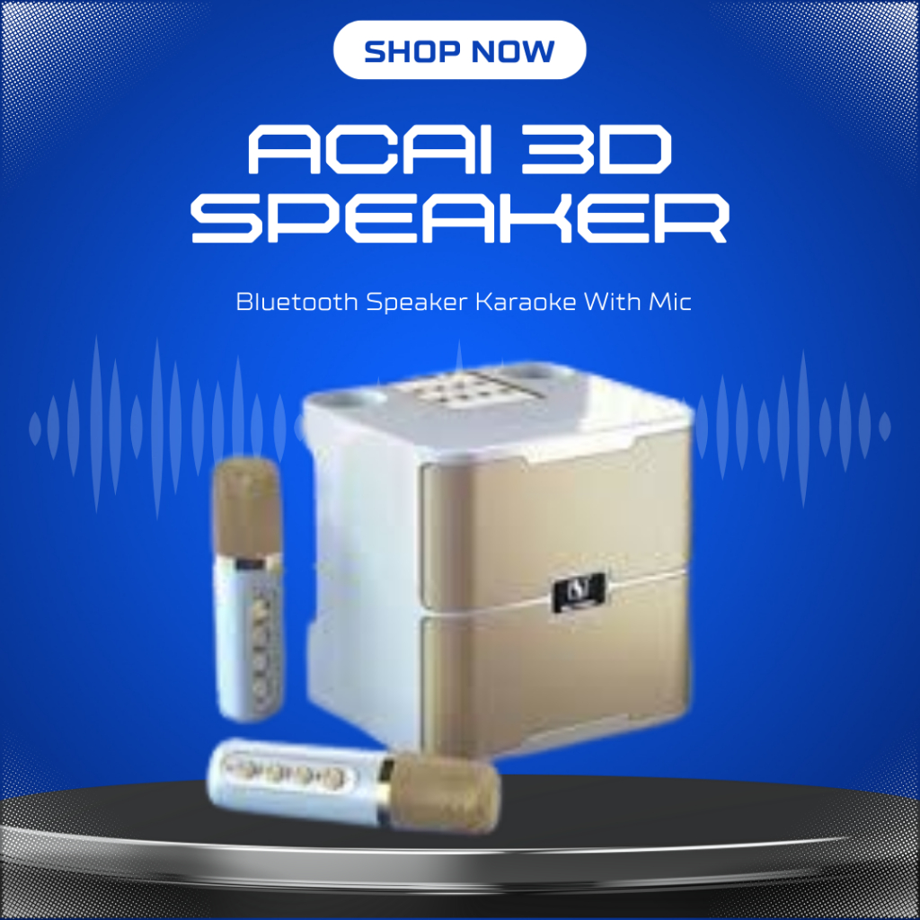 Grab Now Karaoke Bluetooth Speaker With Wireless Microphone, Portable ...