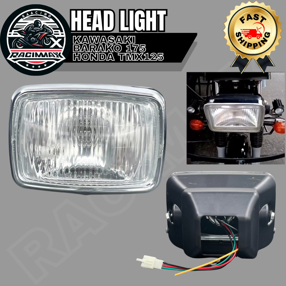 RC Max MOTORCYCLE TMX 125/BARAKO 175 ALPHA HEADLIGHT ASSY | Shopee ...