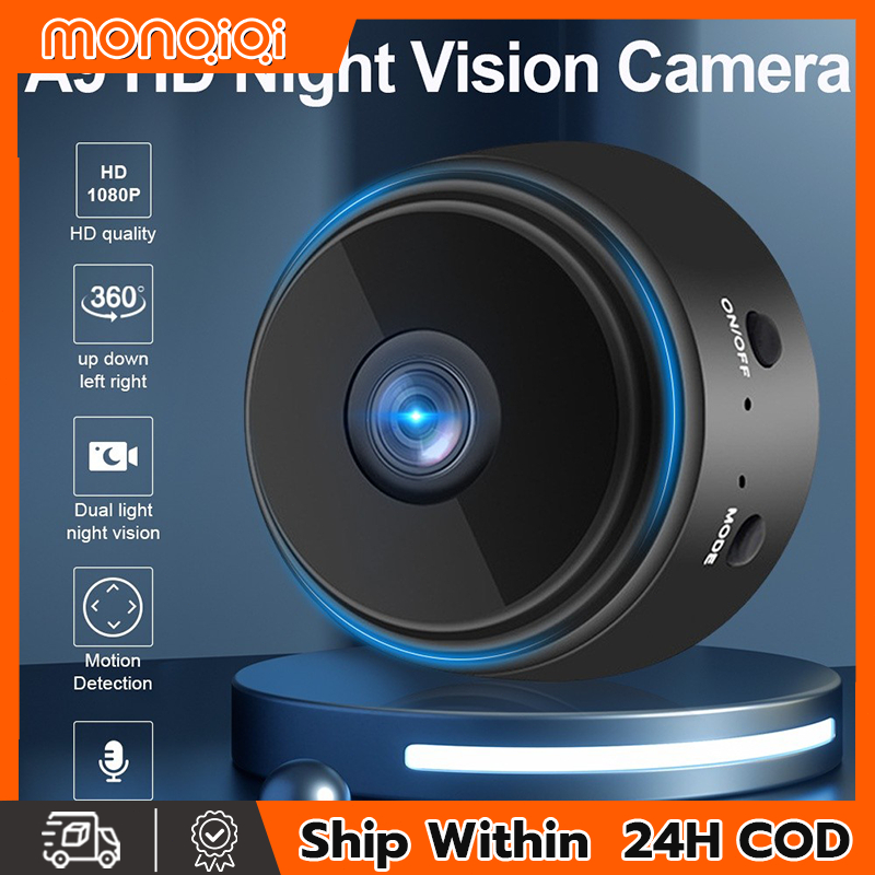 A9 Camera 1080P HD Mini Hidden Portable Camera Night Vision Wireless ...