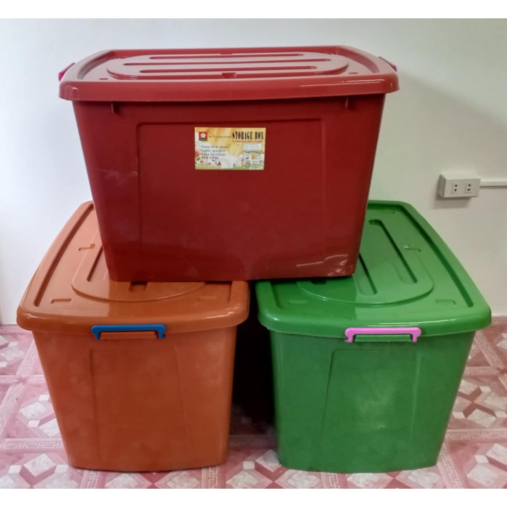 BIG STORAGE BOX 200 LITERS SAMPAGUITA BIG STORAGE BOX WITH COVER AND ...