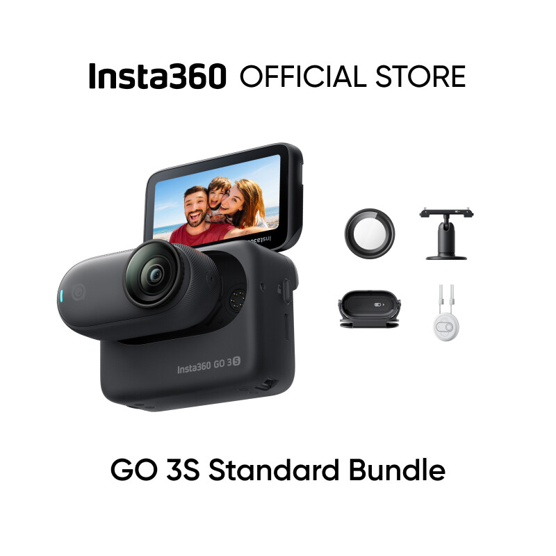 Insta360 GO 3S - 4K Tiny Portable Vlogging Camera, Hands-Free POVs, Mount Anywhere ...