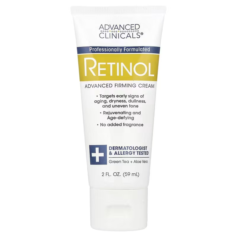Advanced Clinicals, Retinol, Advanced Firming Cream, 2 fl oz (59 ml ...
