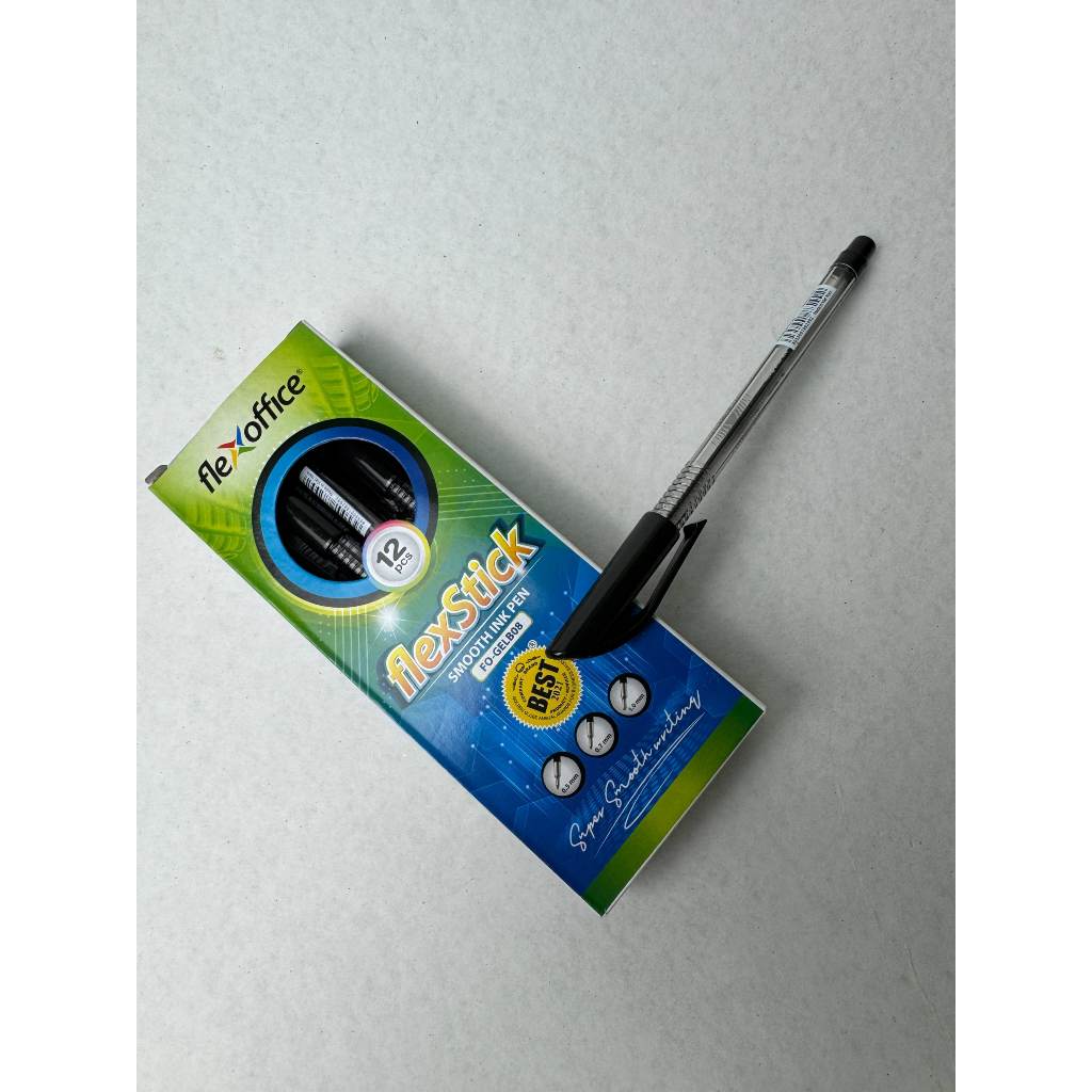 FlexOffice FlexStick Ink Ballpen Black 0.5mm | Shopee Philippines