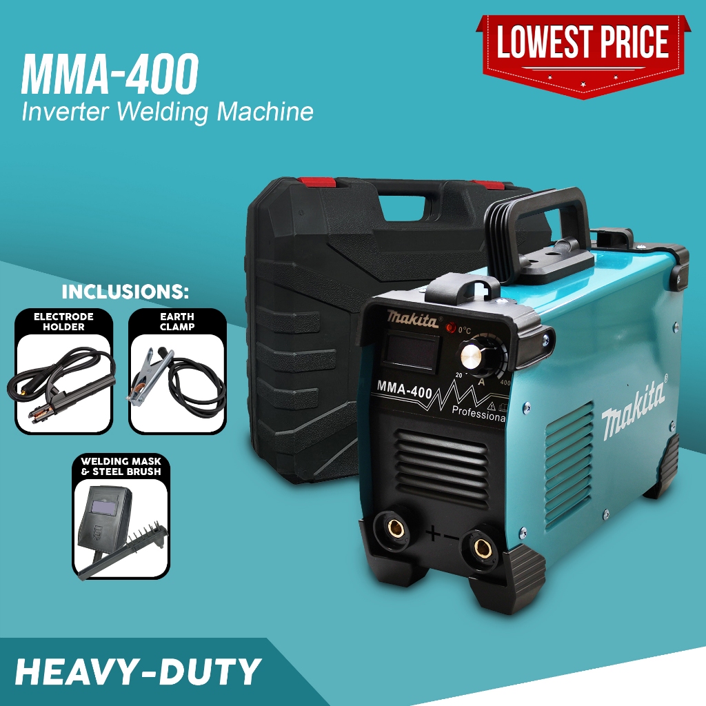 MK MMA-400 IGBT DC Inverter ARC Welding Machine (with Case) | Shopee ...