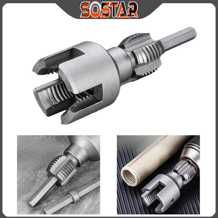 Internal/External Thread Pvc Pipe Threader Kit 4/6 Points Fast Thread ...