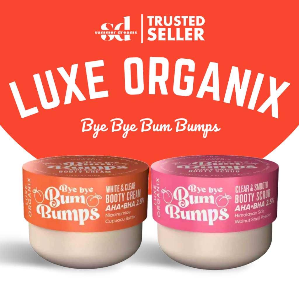 LUXE ORGANIX Bye Bye Bum Bumps Clear and Smooth Booty Scrub 285g ...