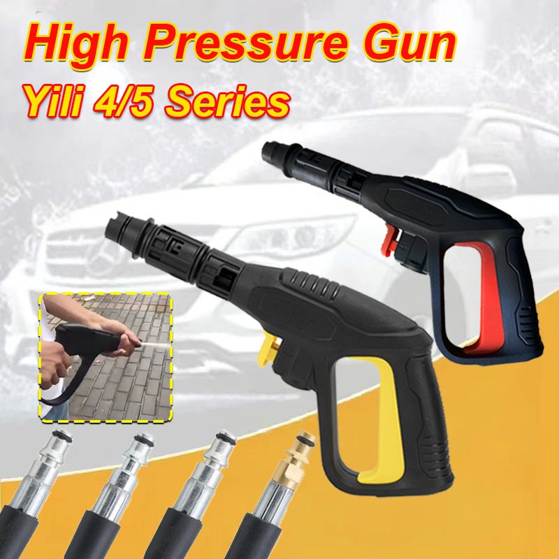 High Pressure Water Spray Gun Long Reach Power Washing Wand for Deep ...