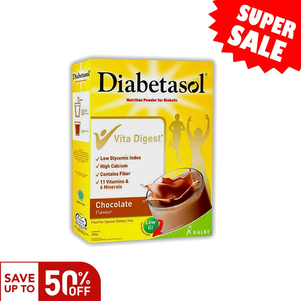 Diabetasol Nutrition Powder for Diabetic Chocolate | 600g | Shopee Philippines