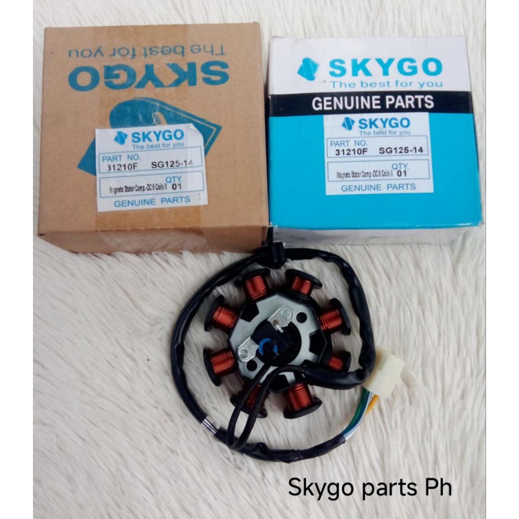 Skygo Genuine Stator Coil DC- 8 Coils II/ Hero125 (1pc) | Shopee ...
