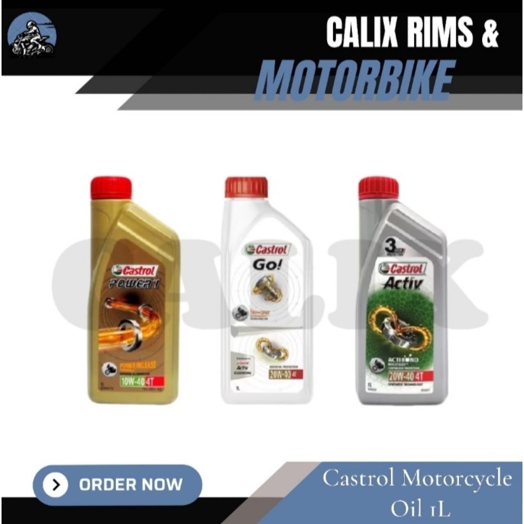 Castrol Motorcycle Oil 1L | Shopee Philippines