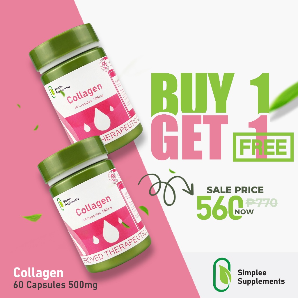 [ BUY 1 GET 1 ] Simplee Collagen – Helps maintain skin hydration ...