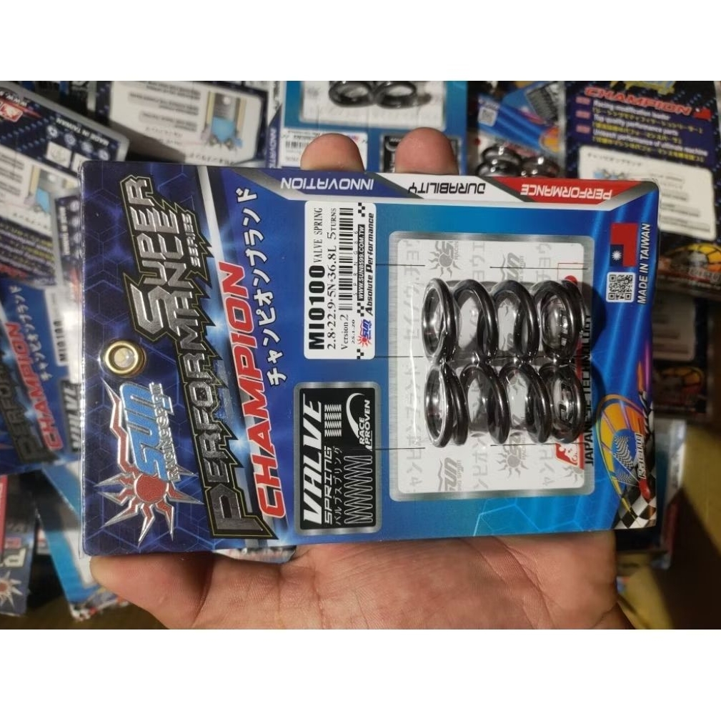 SUN RACING VALVE SPRING MIO 5 TURN 2.8 | Shopee Philippines