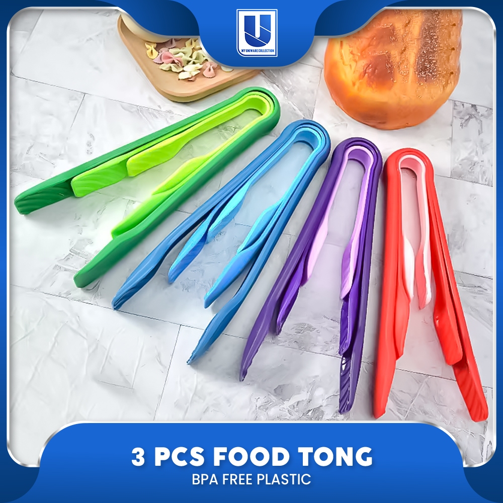 3pcs Multipurpose Tong Nesting Bread Tong Anti Slip Tong Set Durable ...
