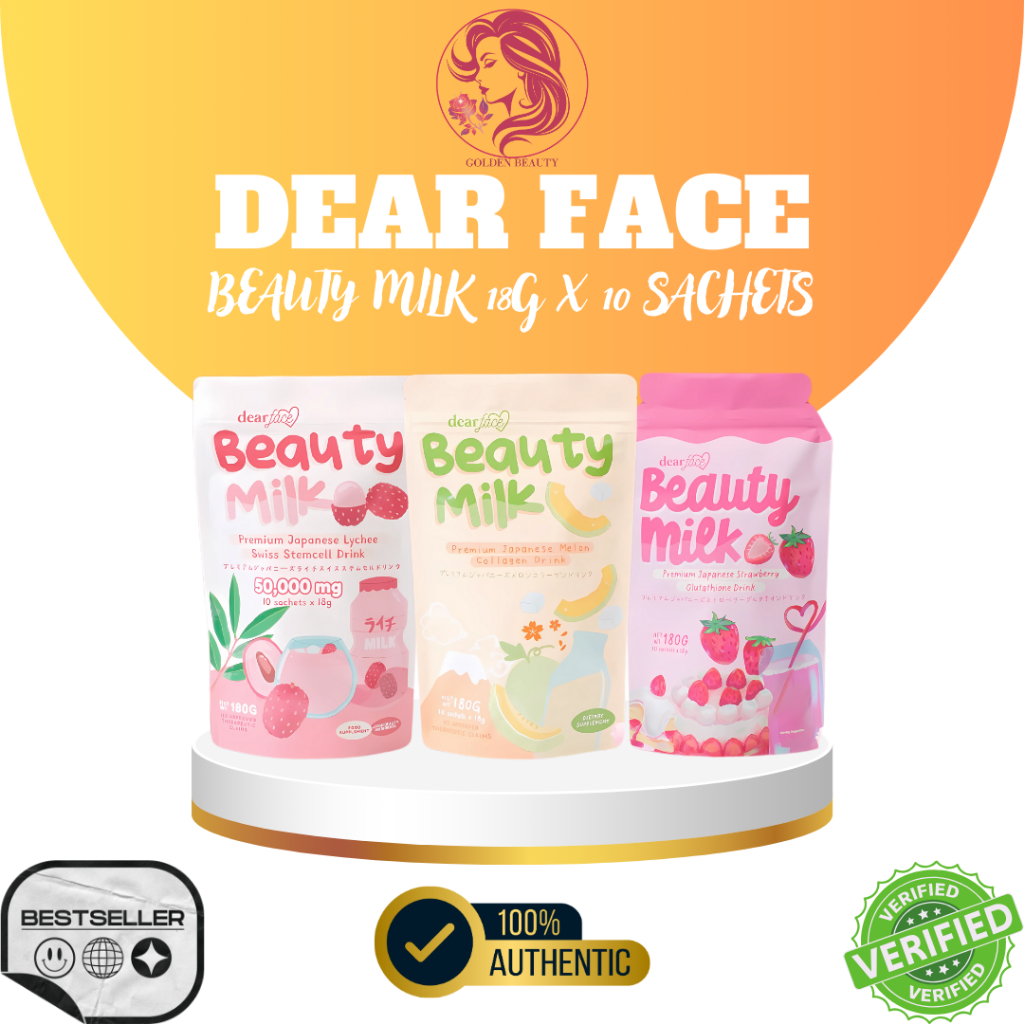 Dear Face Beauty Milk 18g X 10 Sachets | Shopee Philippines