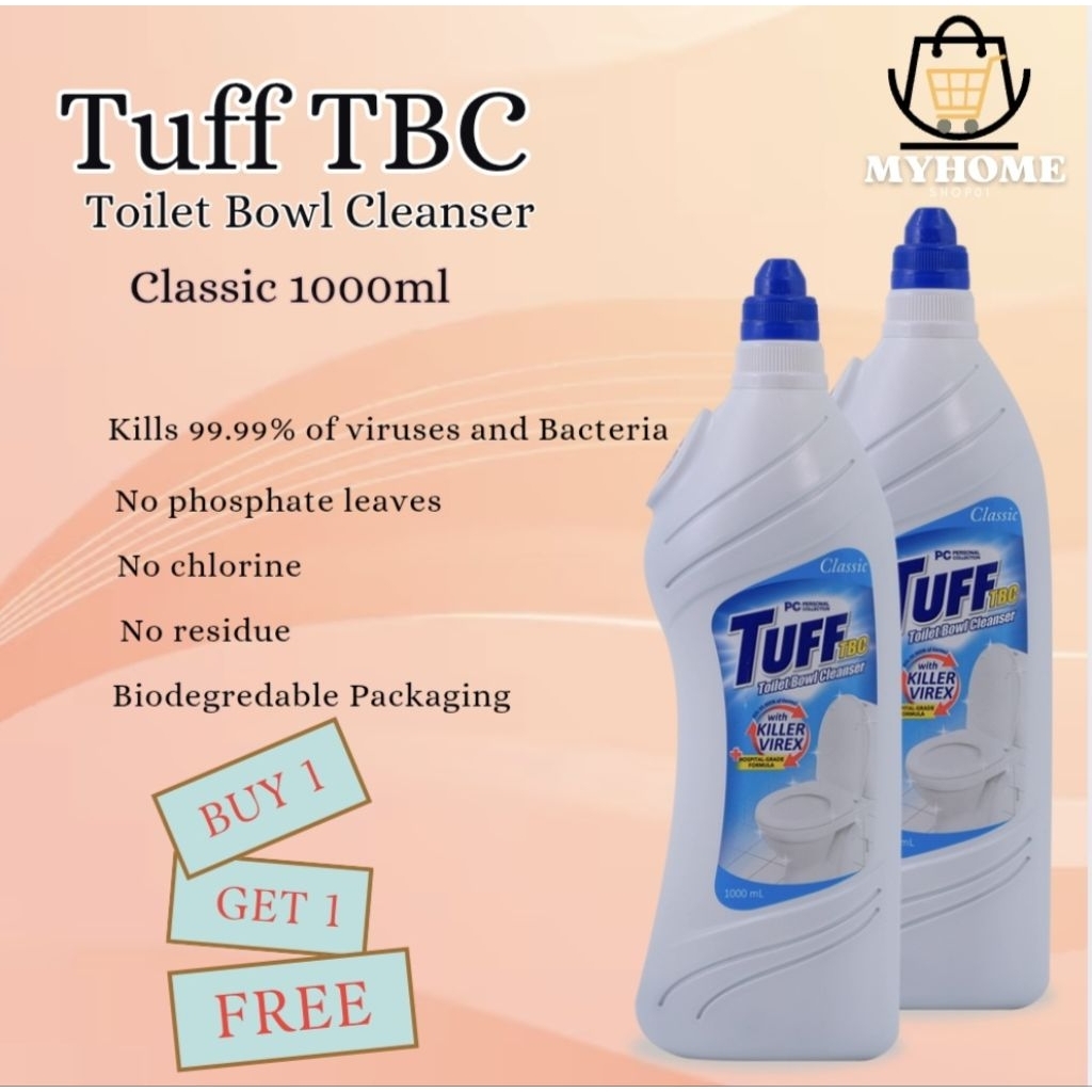 TUFF TBC CLASSIC 1000ML BUY 1 TAKE 1 TOILET BOWL CLEANSER | Shopee ...