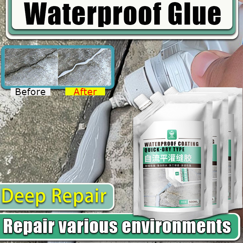 500ml Roof Waterproofing And Leak Repairing Silicone Sealant Deep Patch