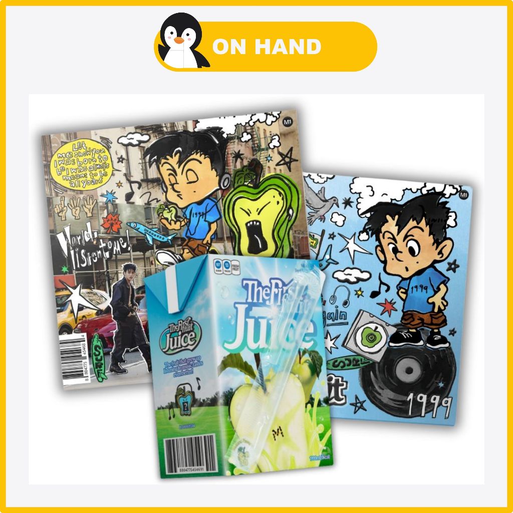 MARK - 1st Album The Firstfruit - First Juice Square Flap ver | Shopee ...