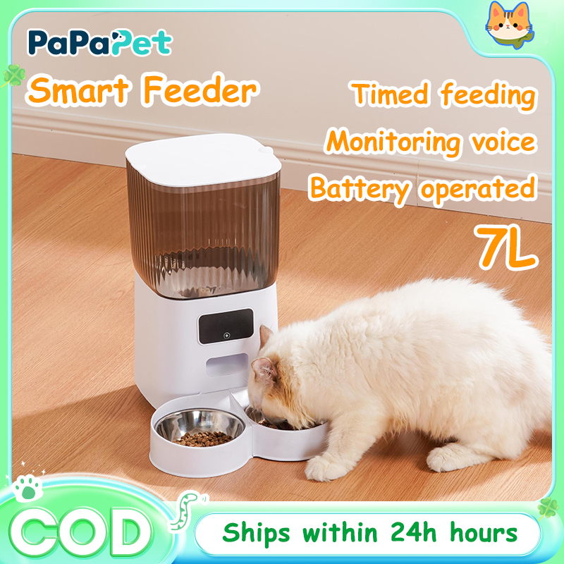 Smart Pet Feeder WiFi Video Cat Food Bowl Dog Food Bowl Large Capacity ...