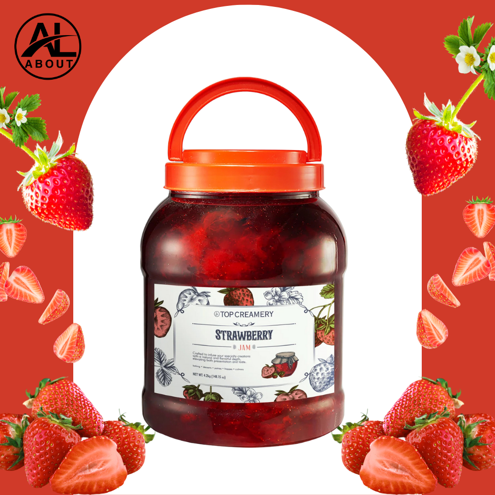 TOP Creamery Strawberry Jam 4.2kg | Shopee Philippines