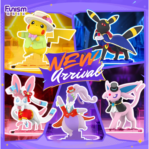 Authentic Funism: Pokemon figure Pikachu/Espeon/Umbreon/Sylveon ...