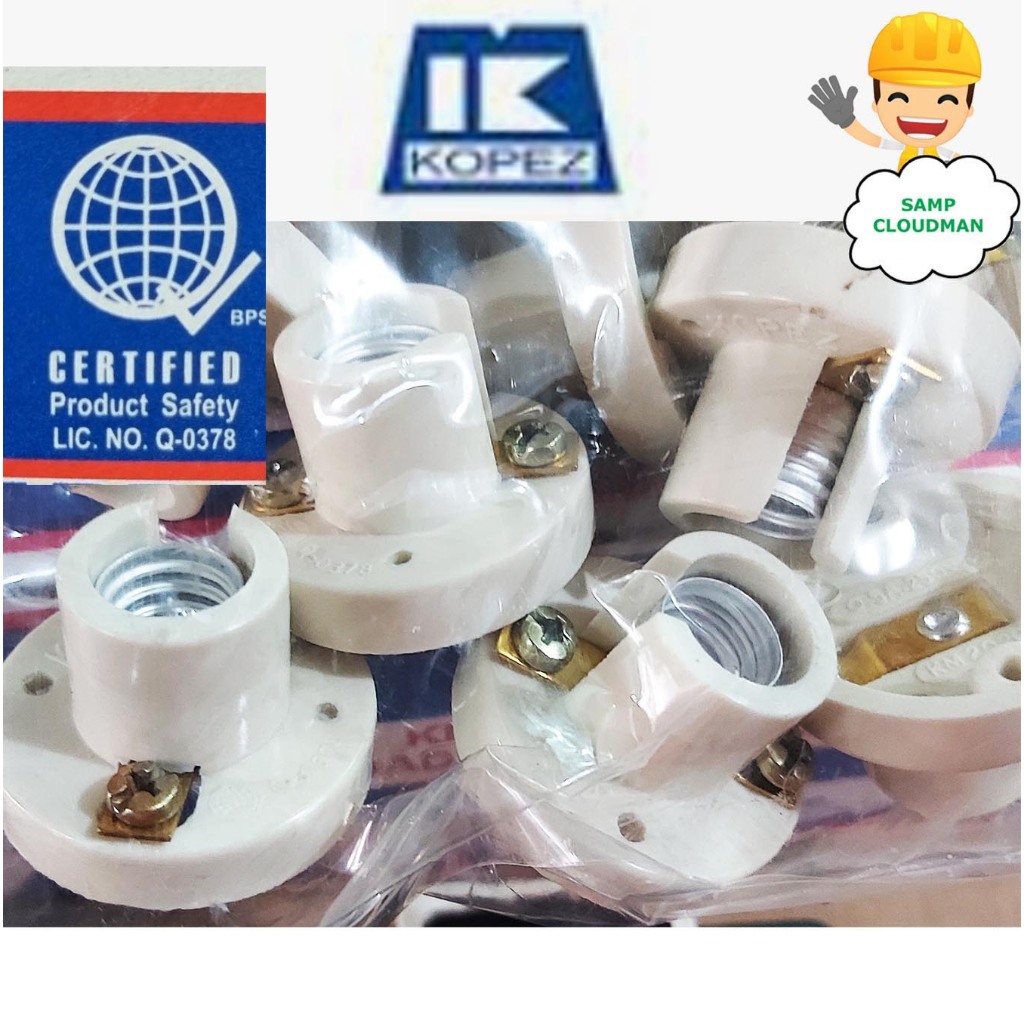 Kopez Candelabra E12 Base Receptacle PVC Socket Per PIECE | Shopee ...