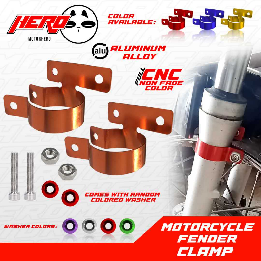 Alloy Fender Clamp For Motorcycle Universal | Shopee Philippines