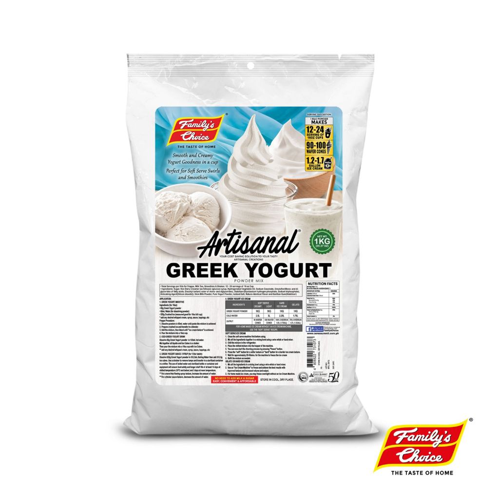 Artisanal Greek Yogurt Powder Mix 1kg | Shopee Philippines