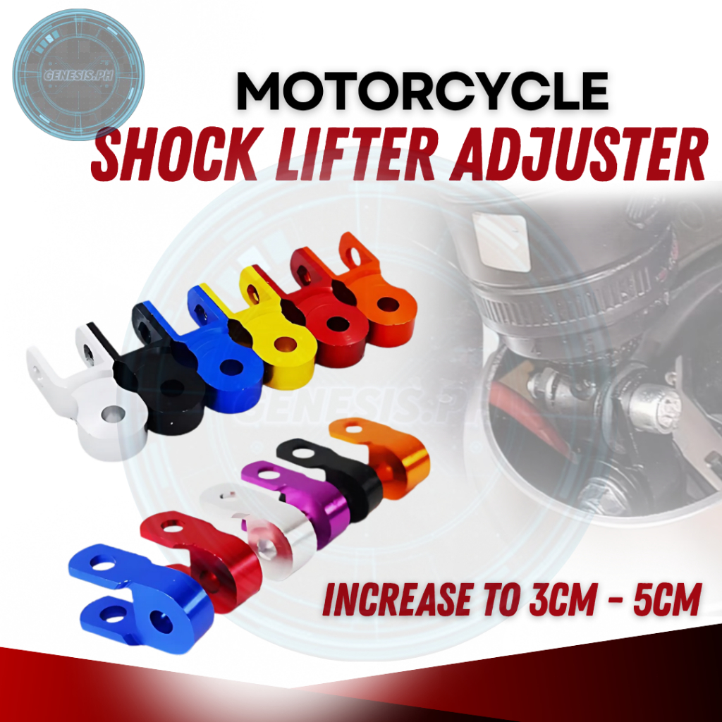 Genenis 2pcs Motorcycle 3cm 5cm Shock Device Lifter Adjuster Shock ...