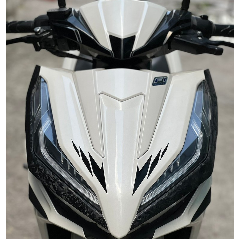 (Design 3)Front Accent Decals Cut-Out for HONDA CLICK V3 (NEW DESIGN ...