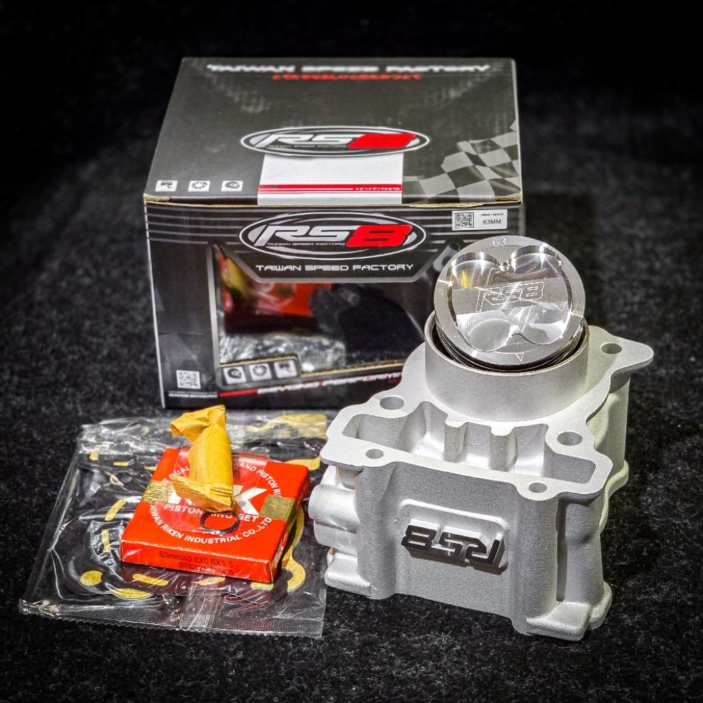 RS8 63MM Block Kit Ceramic (Aerox/Nmax V1 V2) | Shopee Philippines