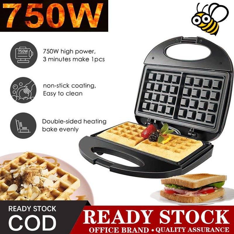 Waffle Maker Pan Electric Waffle Maker Machine Controllable Temperature ...
