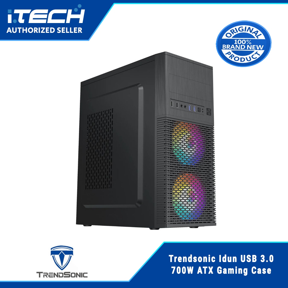 Trendsonic Idun USB 3.0 700W ATX Gaming Case | Shopee Philippines