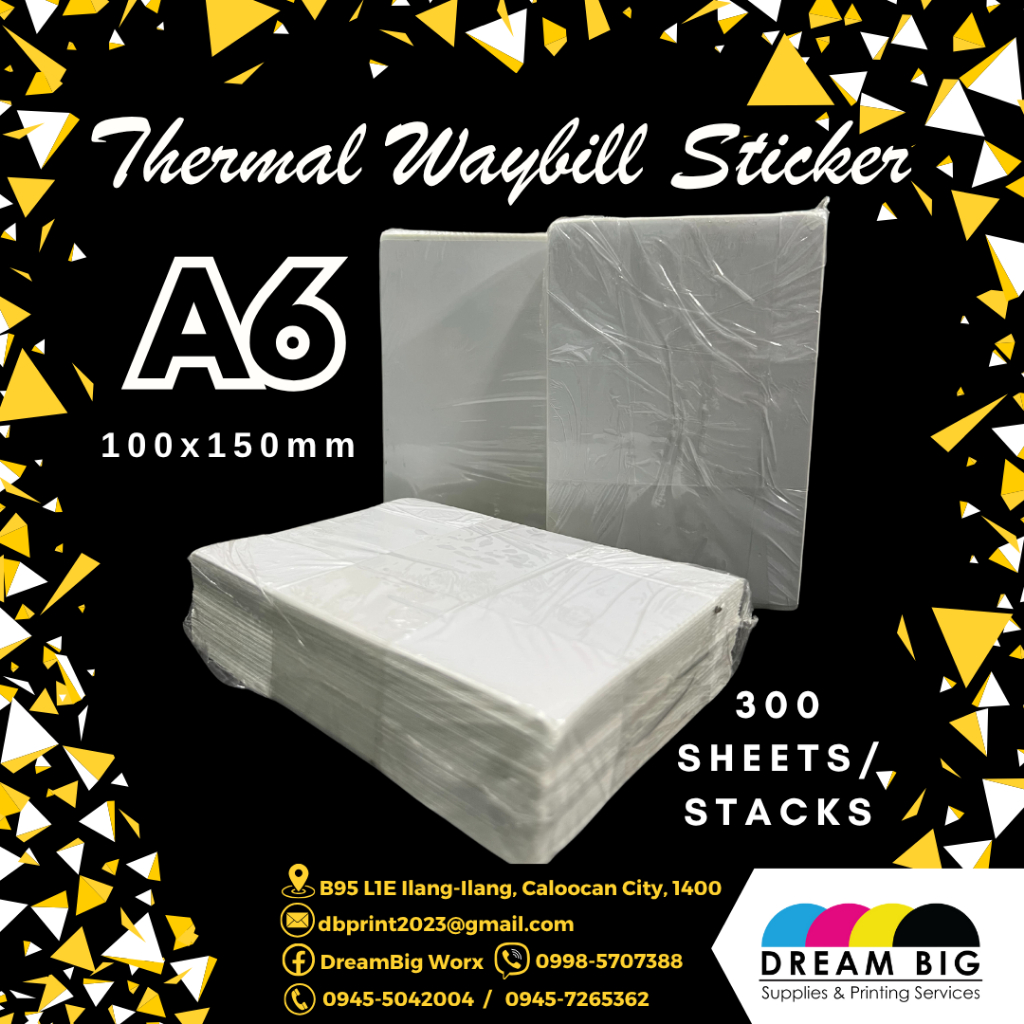 THERMAL WAYBILL STICKER A6 AND A7 | Shopee Philippines
