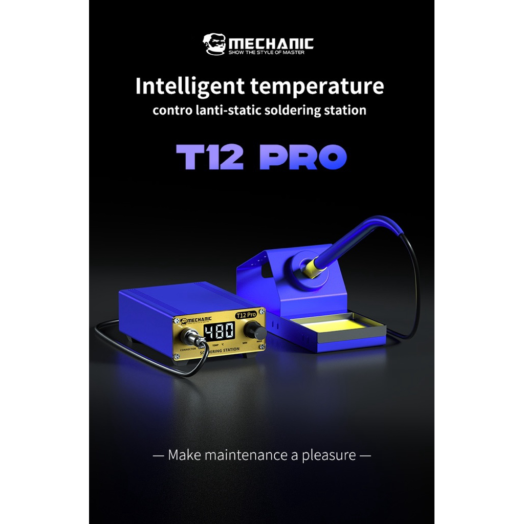 Mechanic T12 Pro Solder Station Anti-static Smart Digital Fast Heating ...