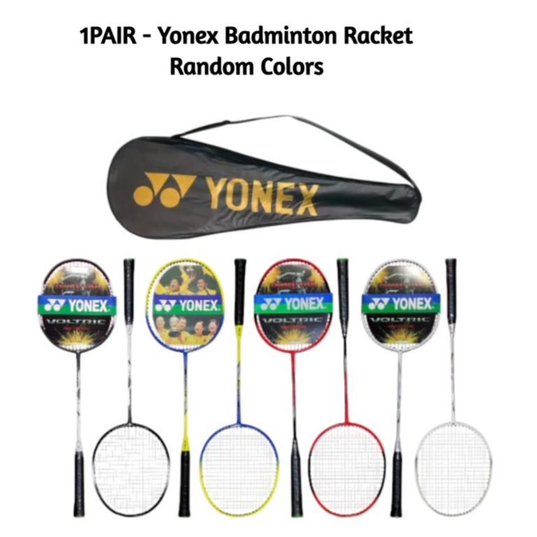 1Pair - Yonex Double Badminton Racket ( ramdom colours ) | Shopee ...