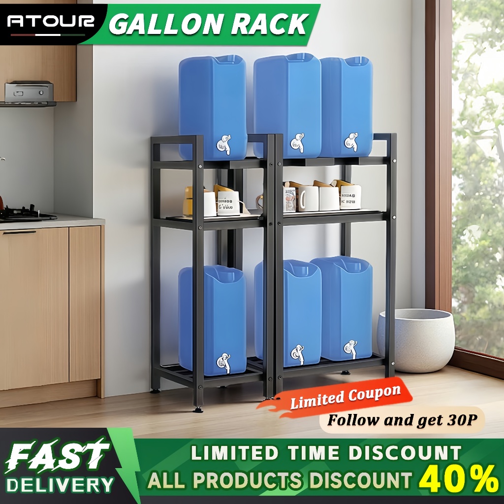ATOUR Gallon Rack Water Container Rack Multi-layer Water Tank Rack ...