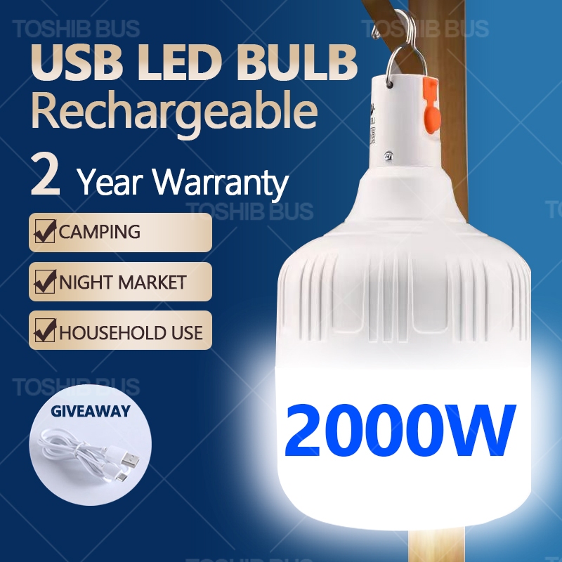 USB Rechargeable LED Camping Light emergency light Outdoor Hanging Bulb ...
