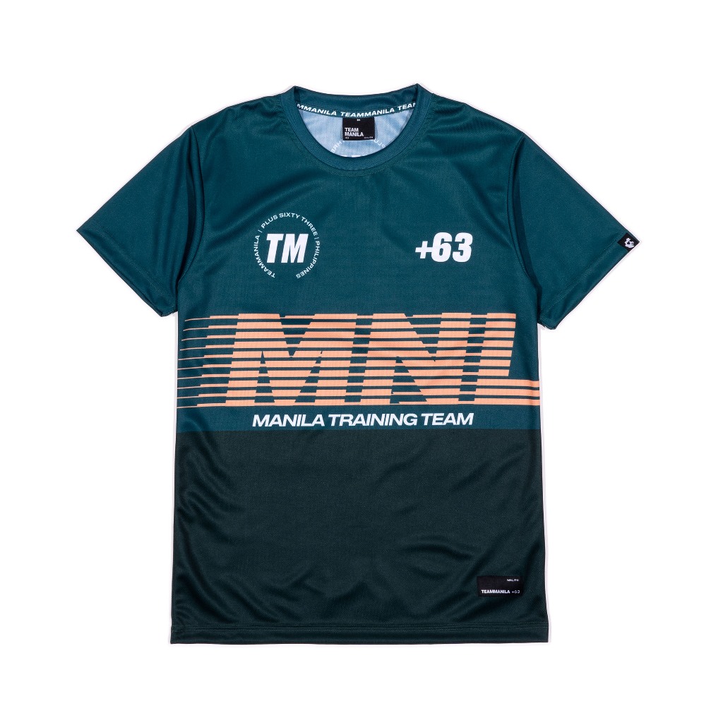 TEAM MANILA MNL RUNNER JERSEY SHIRT GREEN | Shopee Philippines