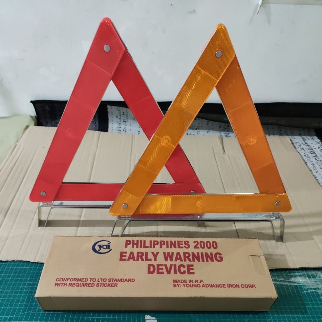 EARLY WARNING DEVICE PHILIPPINES W/LTO STICKER HEAVY DUTY STANDARD ...