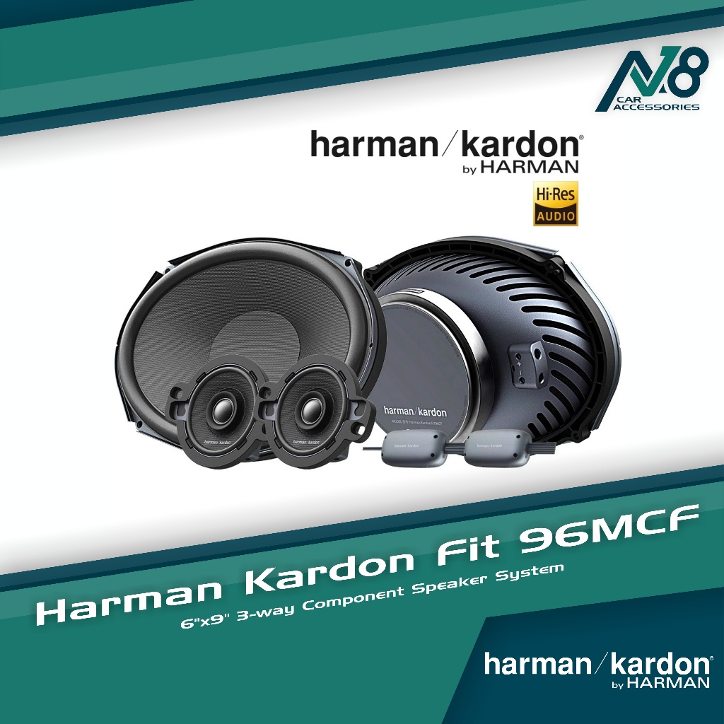 HARMAN KARDON FIT 96MCF 3-Way Component Speaker Genuine | Shopee Philippines