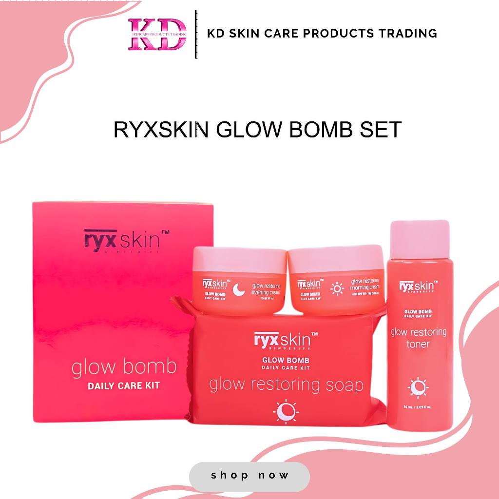 RYXSKIN Sincerity Glow Bomb Daily Care Kit Set | Shopee Philippines