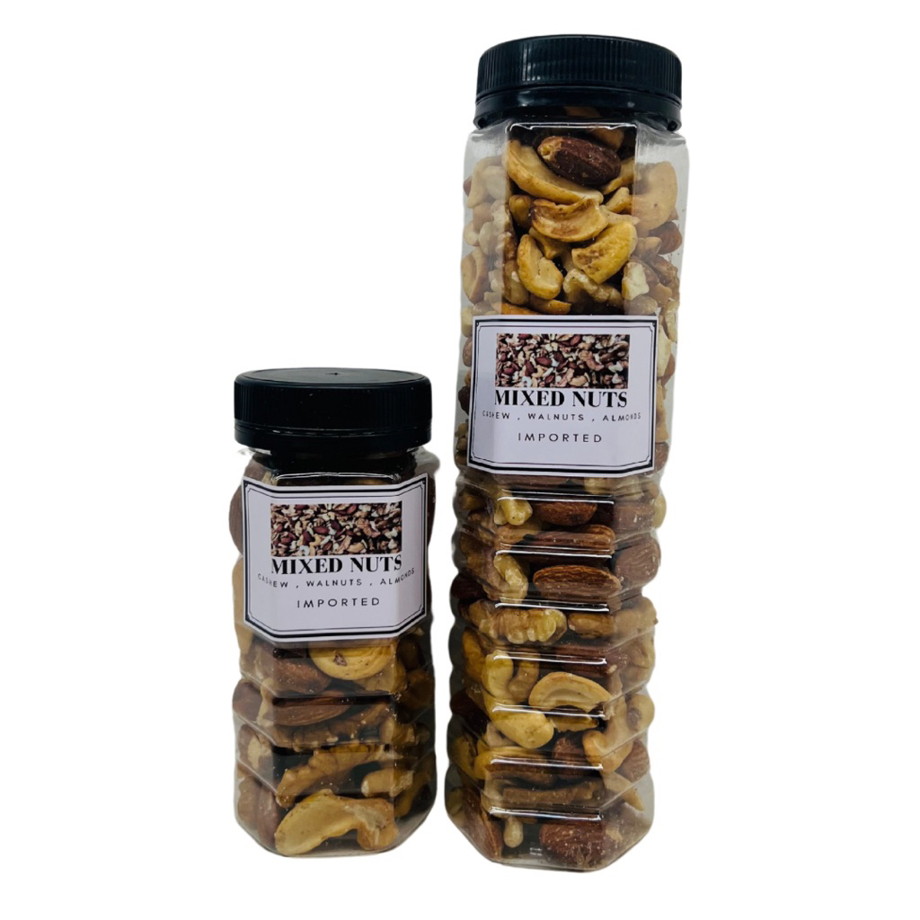 Mixed Nuts ( Almonds, Walnuts, Cashew) in a bottle - Imported | Shopee ...